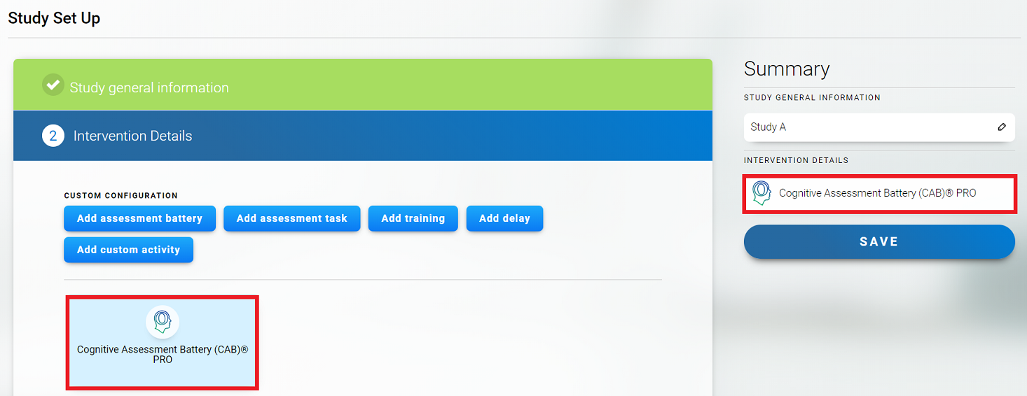 How to create a study