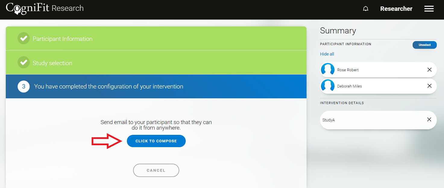 How to invite study participants?