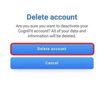 How can I delete my account?